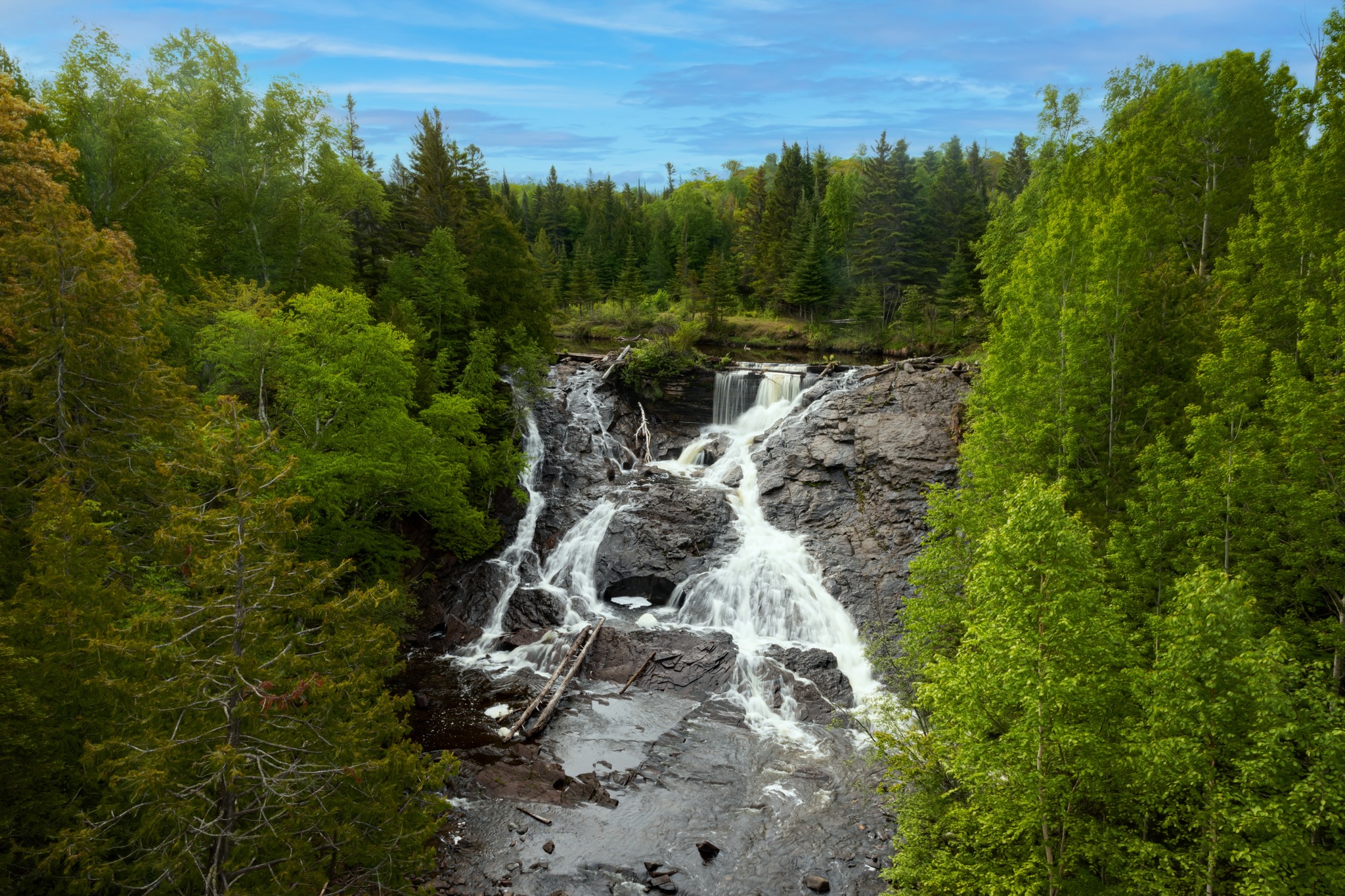 Eagle River Falls: A Must-See Upper Michigan Waterfall
